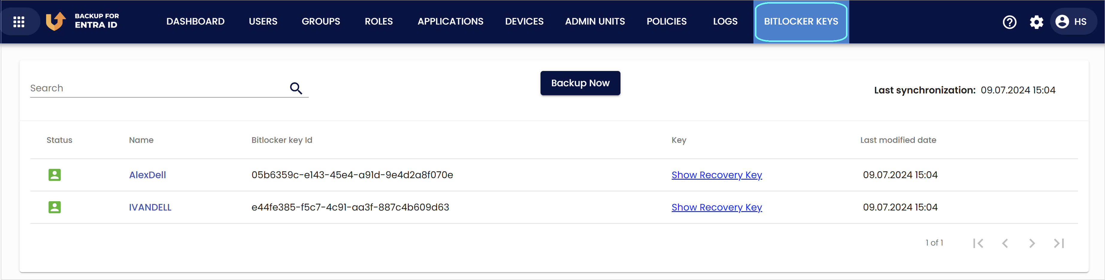 How to check Bitlocker keys from Entra ID backup – Nexetic Support