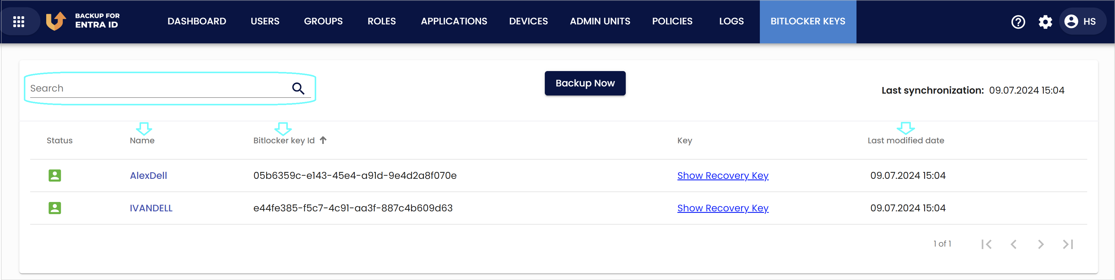 How to check Bitlocker keys from Entra ID backup – Nexetic Support How to check Bitlocker keys from Entra ID backup – Nexetic Support
